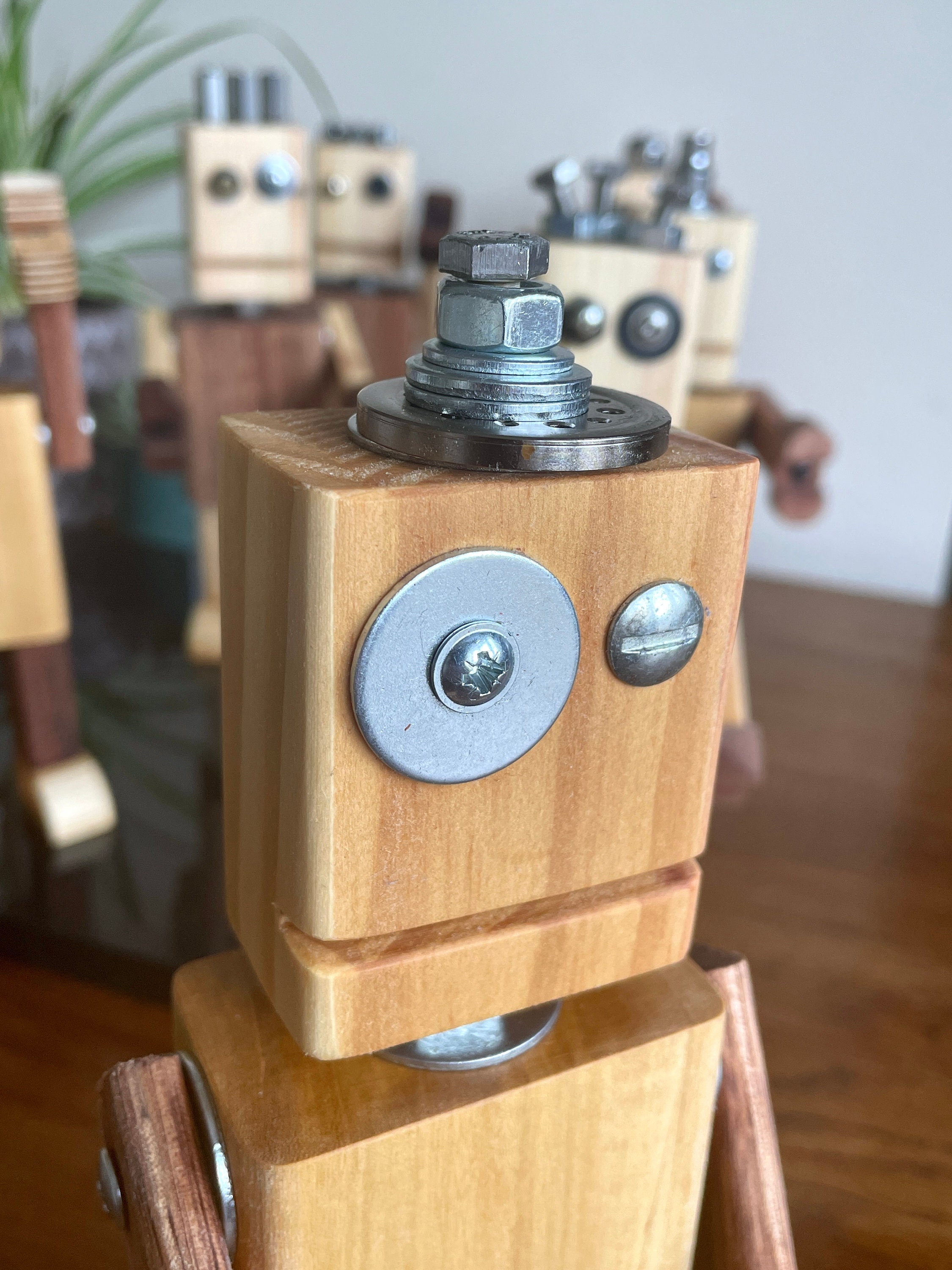 Homemade Wooden Robot