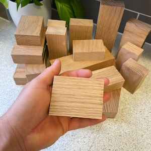 Hardwood Offcuts, Reclaimed Oak Blanks, Solid Wood Bundle, Blanks for ...