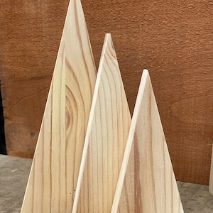 Reclaimed Wooden Triangle Blocks: Upcycled Craft Supplies - Etsy UK