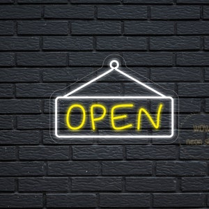 Open Closed LED Neon Sign, Business Store Decor - Etsy