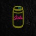 Soda Neon Sign Soda Drink Led Neon Sign Fizzy Bar Led Decor - Etsy