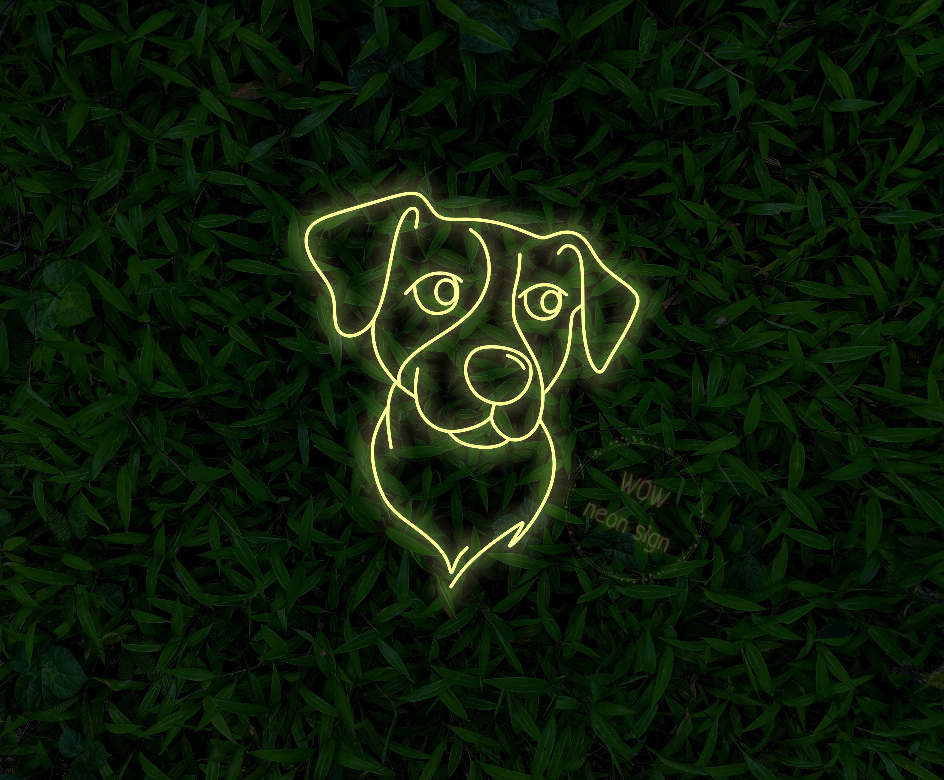 Custom Dog Neon Sign, Pet Neon Sign Light, Small Dog Neon Sign, Puppy ...