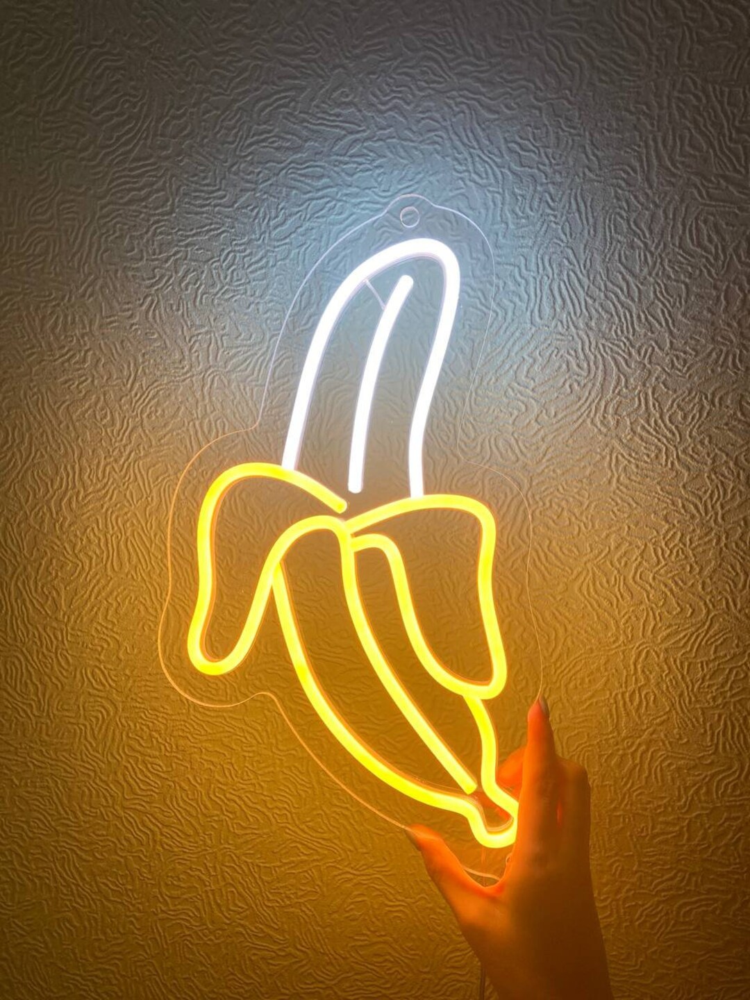 Banana Neon Sign, Banana Led Decor, Yellow Banana Neon Light, Tropical ...