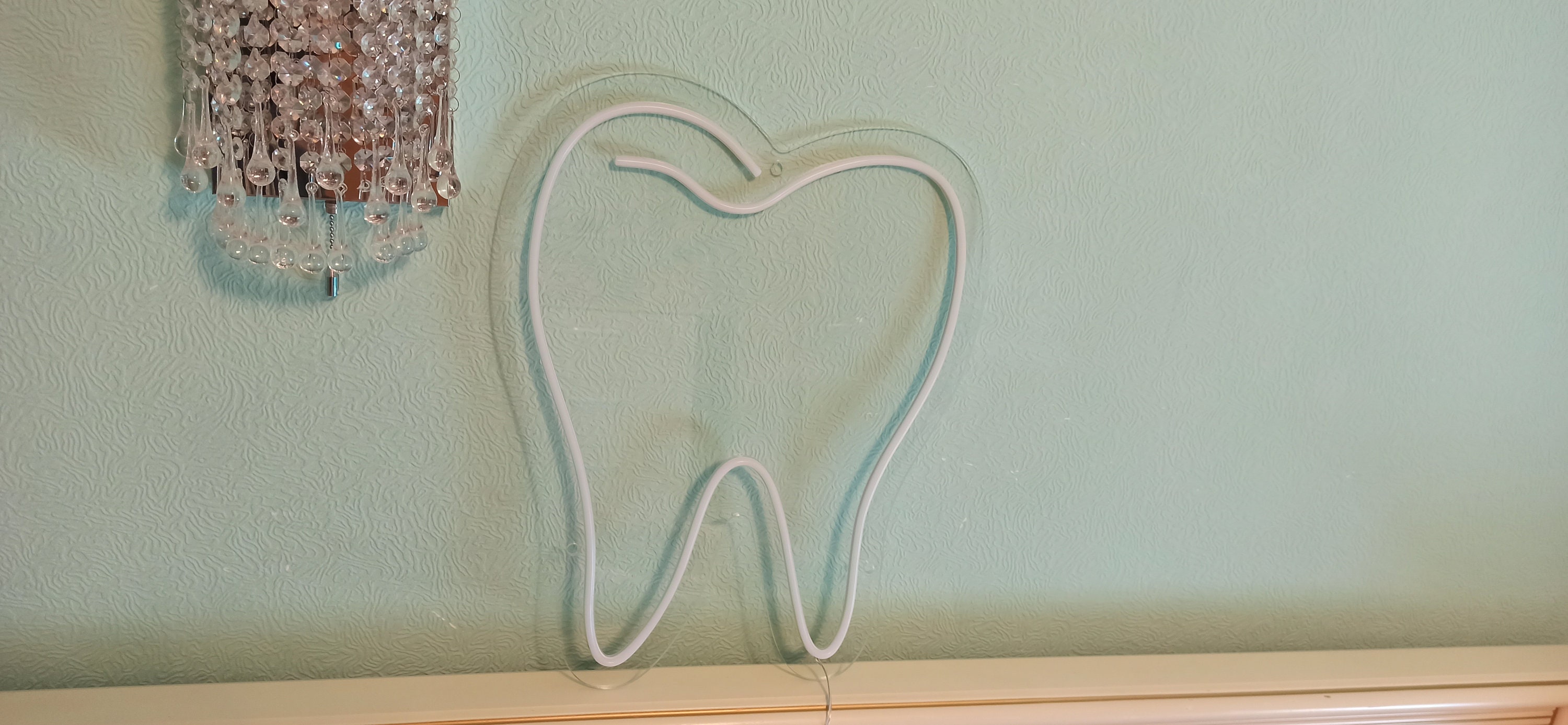 Tooth Led Neon Sign, Dental Clinic Neon Light, Tooth Wall Decor, Root ...