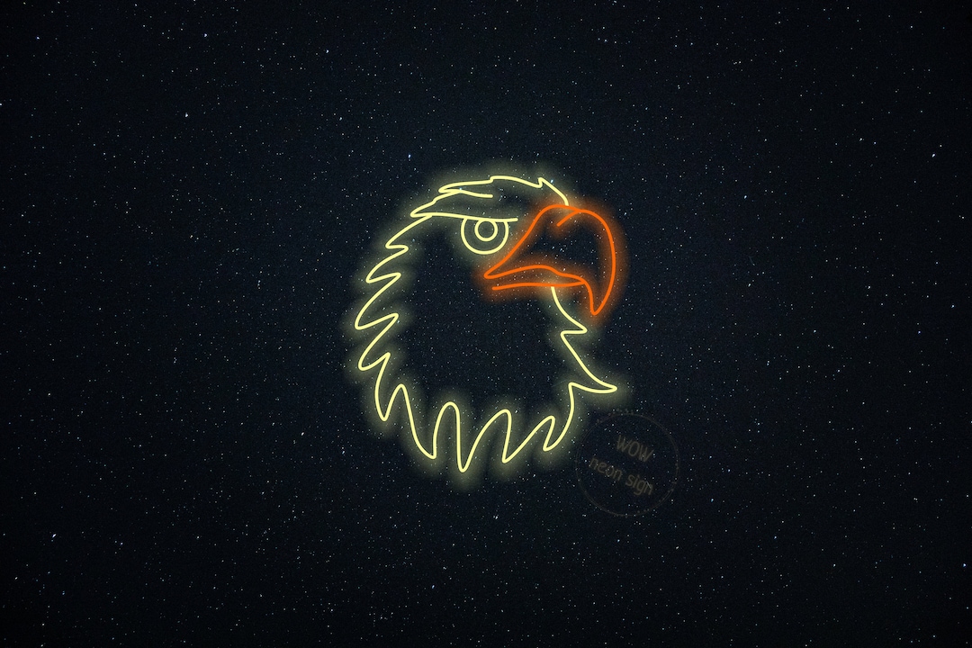 Eagle Led Neon Sign, Eagle Head Led Sign, Eagle Bird Led Neon Sign ...