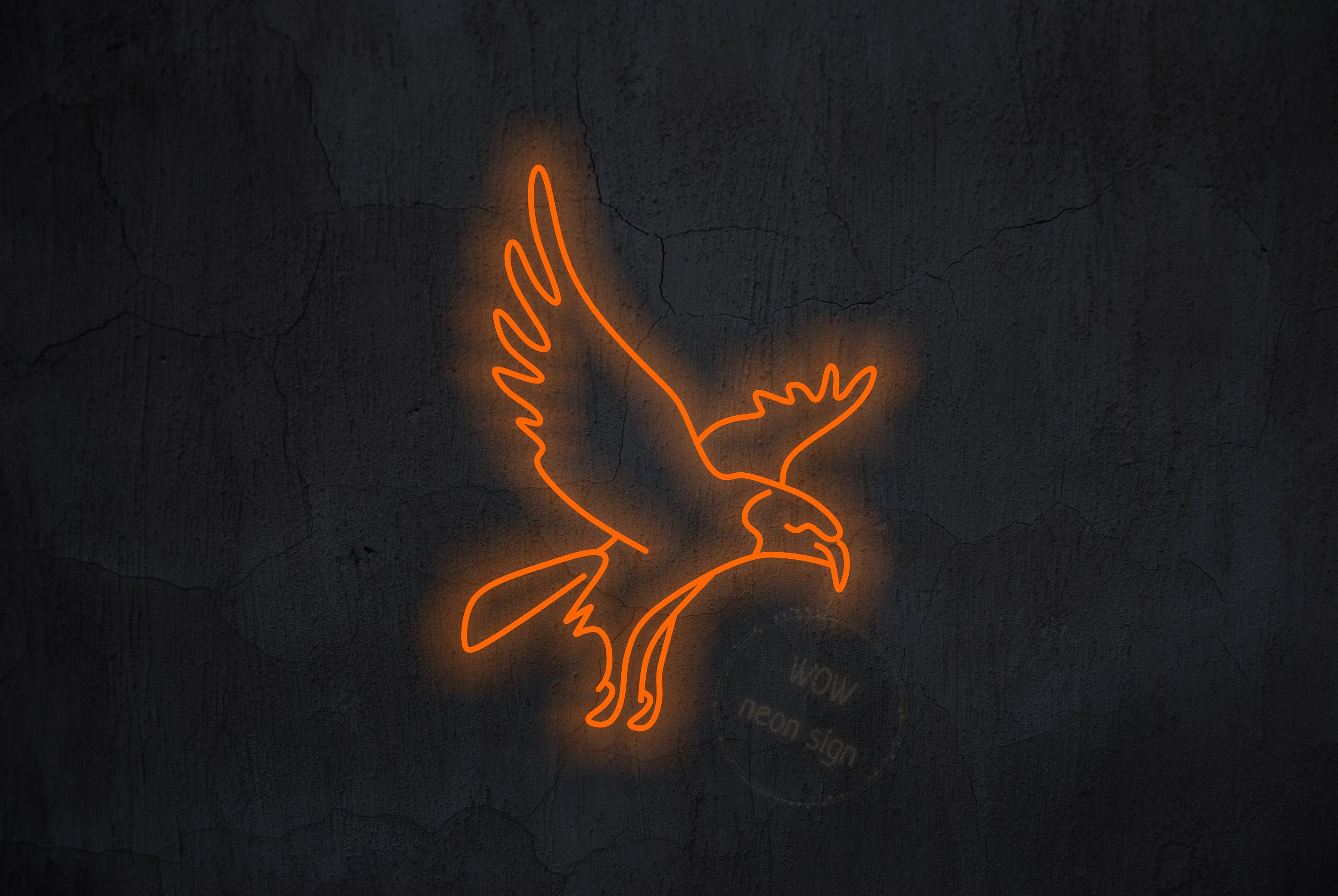 Eagle Led Neon Sign, Bird of Prey Led Neon Sign, Bird Led Neon for Wall ...