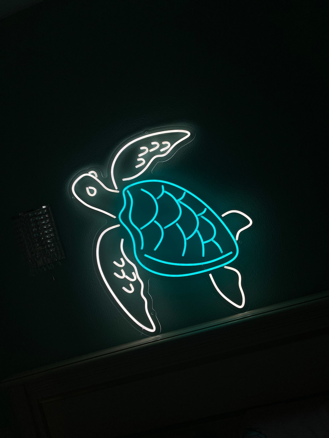 Sea Turtle Neon Sign, Sea Turtle Led Light, Under the Sea Neon Light ...