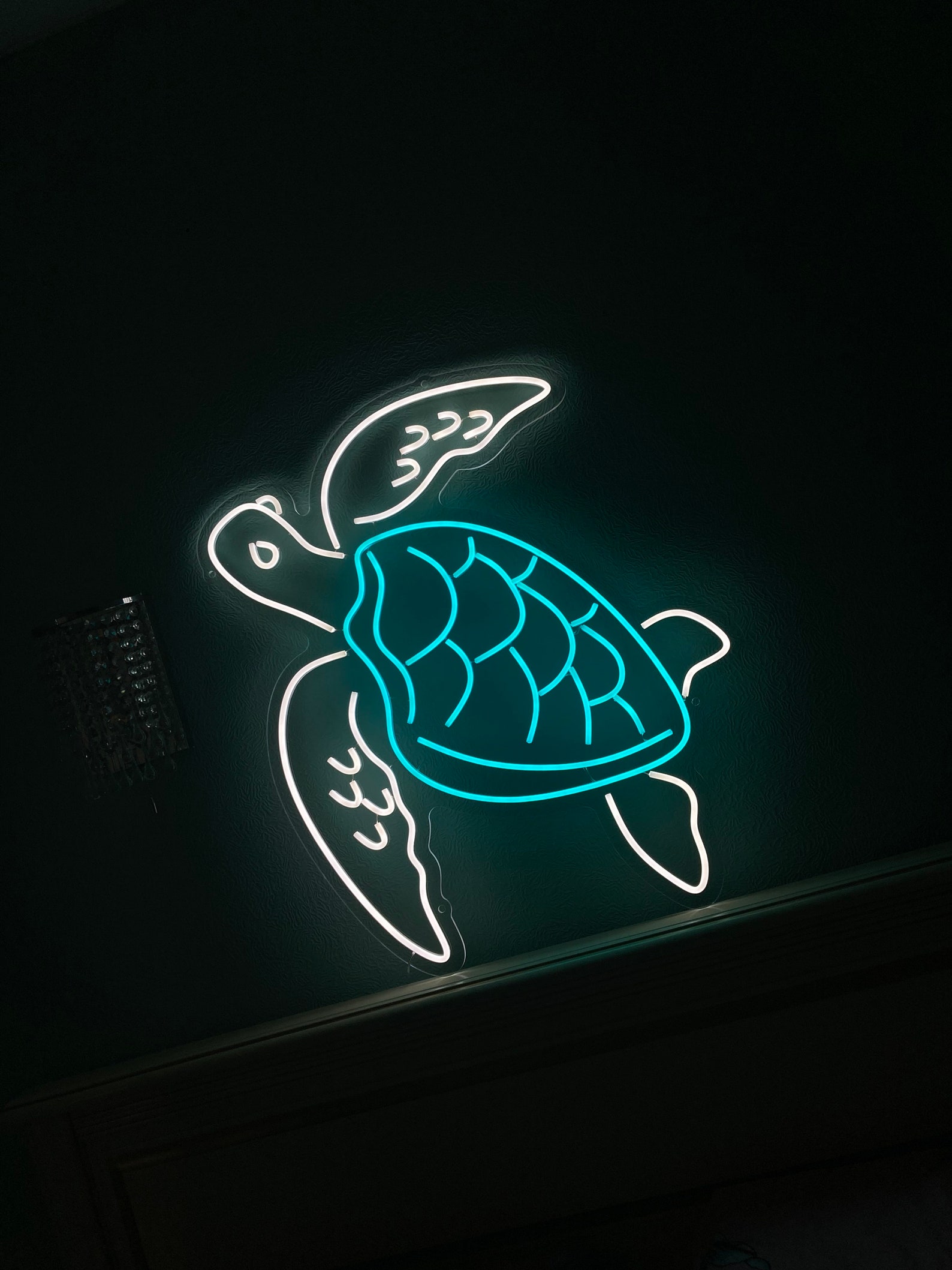 Sea Turtle LED Neon Sign, Ocean Decor Light - Etsy
