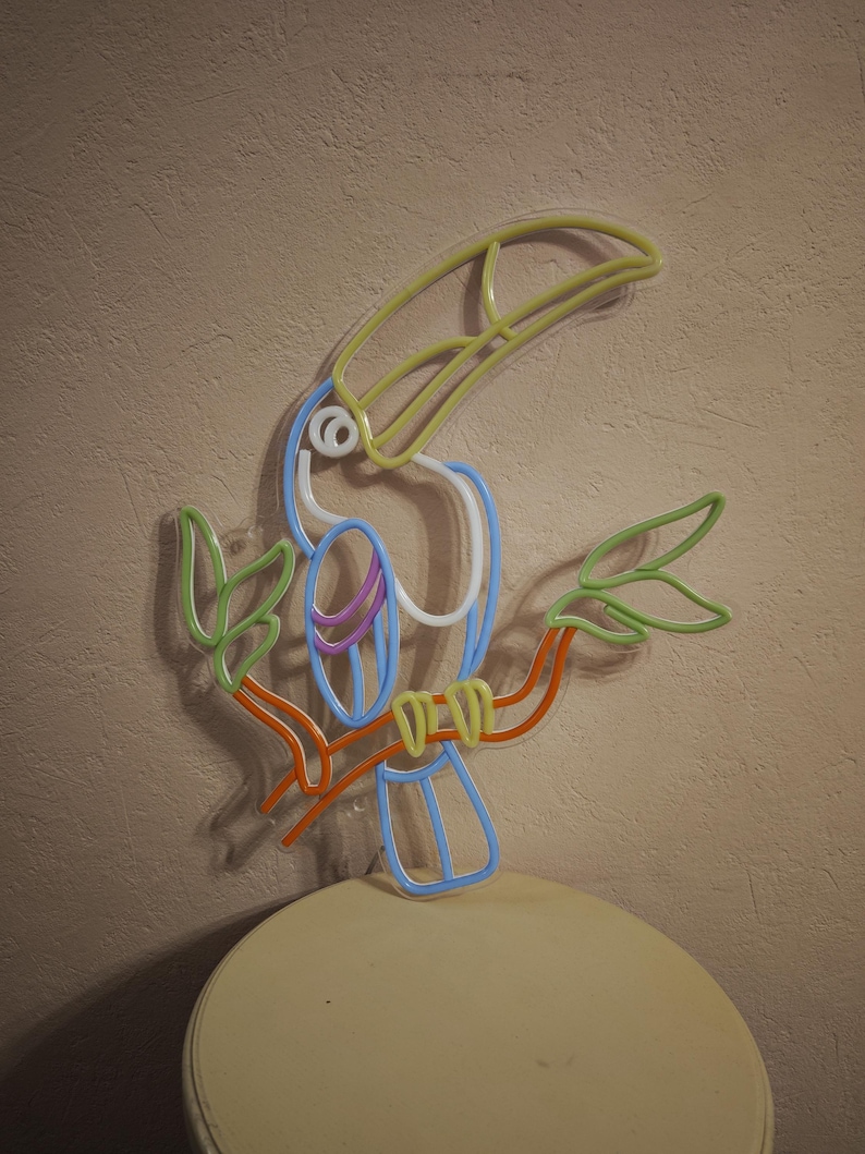 Toucan Bird LED Neon Sign, Tropical Exotic Bird Light - Etsy UK