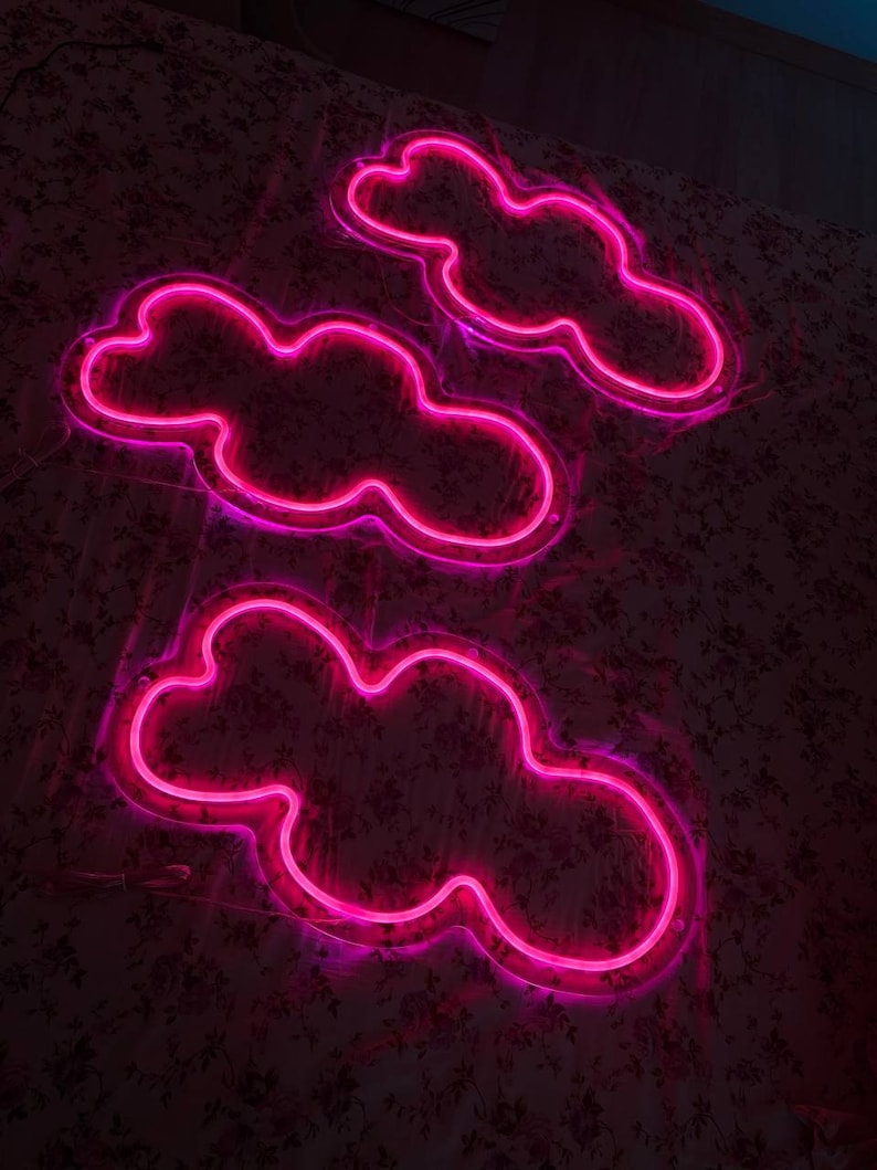 Cloud LED Neon Sign, Kids Room Decor - Etsy