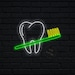Tooth and Brush Led Neon Sign Dental Office Led Neon Sign - Etsy
