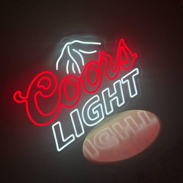 Coors Light Neon Sign - Etsy