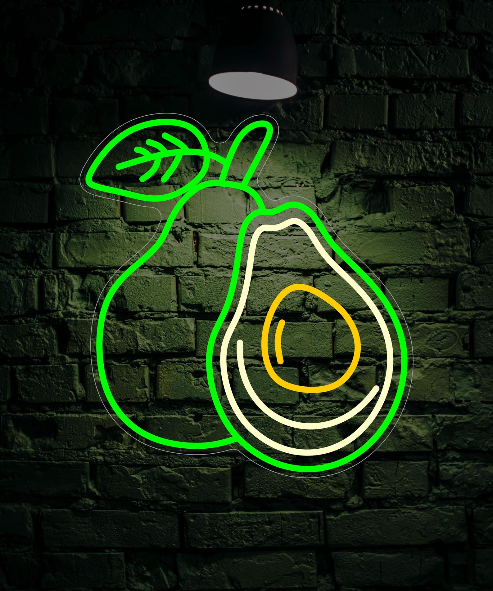 Avocado LED Neon Sign – Handmade Foodie Wall Art - Etsy