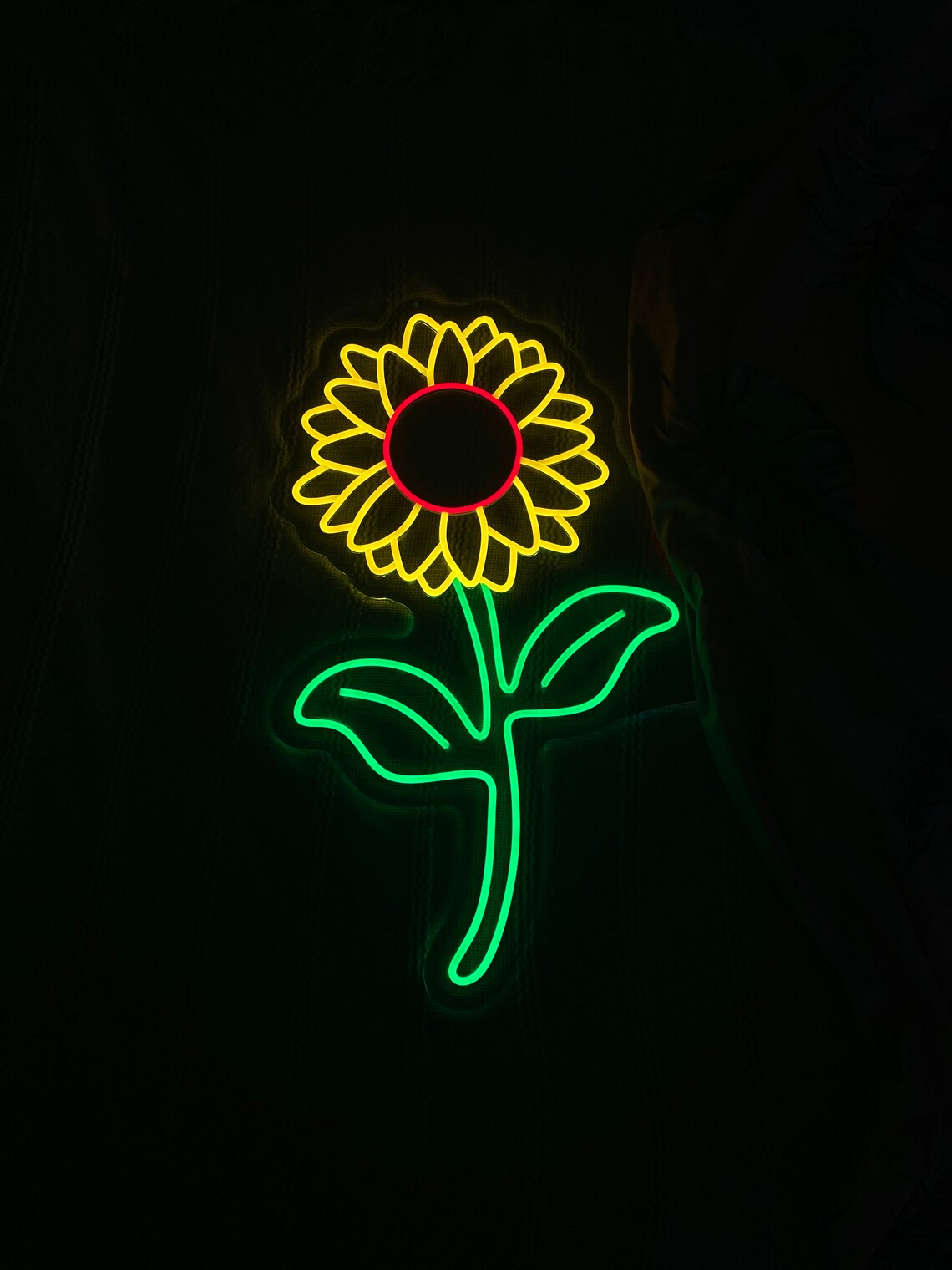 Sunflower Neon Sign, Plant Light Sign, Sunflower Wall Decor, Sunflower ...