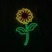 Sunflower Neon Sign, Plant Wall Decor, Custom Light - Etsy