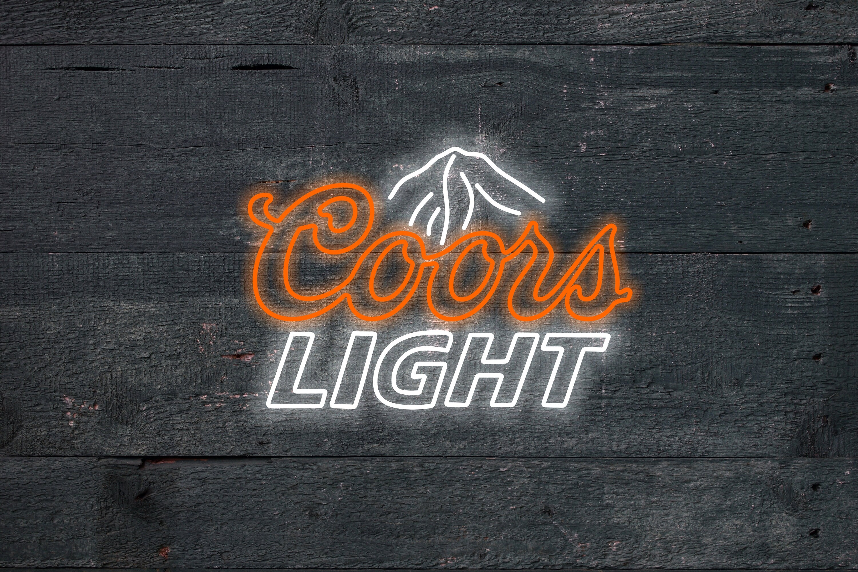 Coors Light Neon Sign, Coors Neon Light, Custom Beer Neon Sign, Beer ...