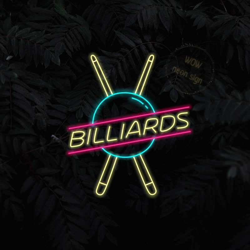 Billiards Sign - Etsy