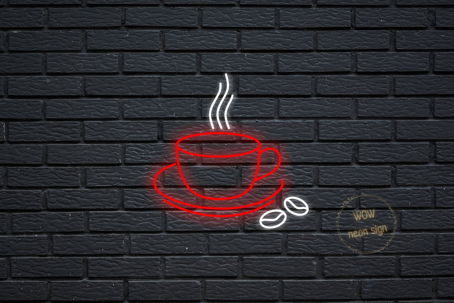 Coffee Cup Neon Sign, Coffee Bar Decor - Etsy