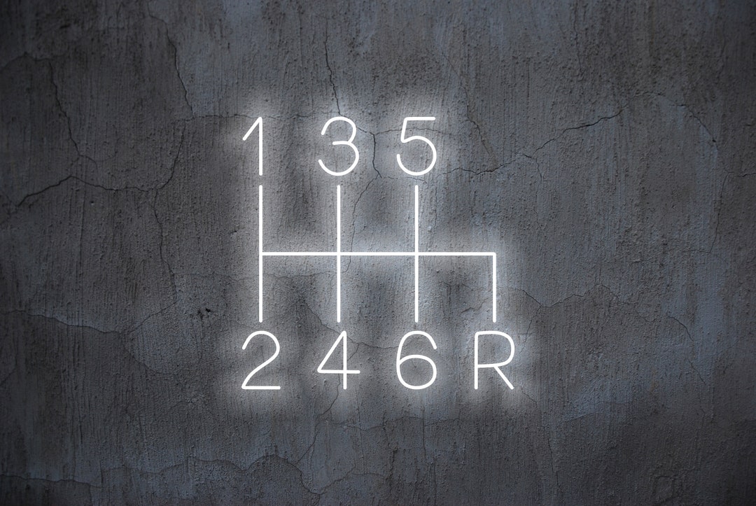 Gearbox LED Neon Sign Wall Decor, LED Light Man Cave Decoration, Garage ...