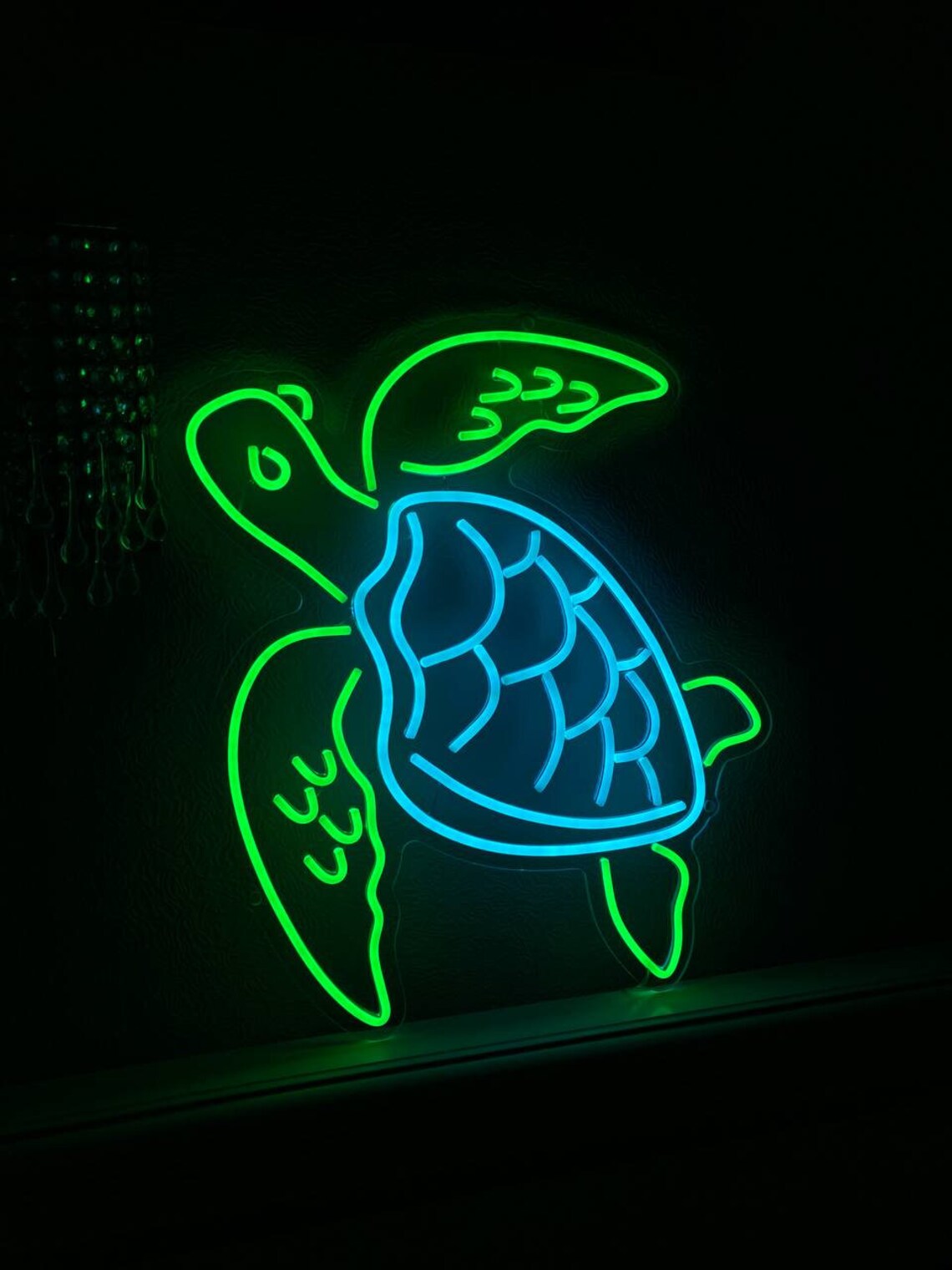 Sea Turtle Neon Sign, Sea Turtle Led Light, Under the Sea Neon Light ...