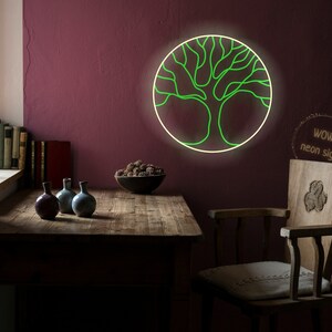 Tree of Life Neon Sign Family Tree Neon Sign Family Tree Led - Etsy