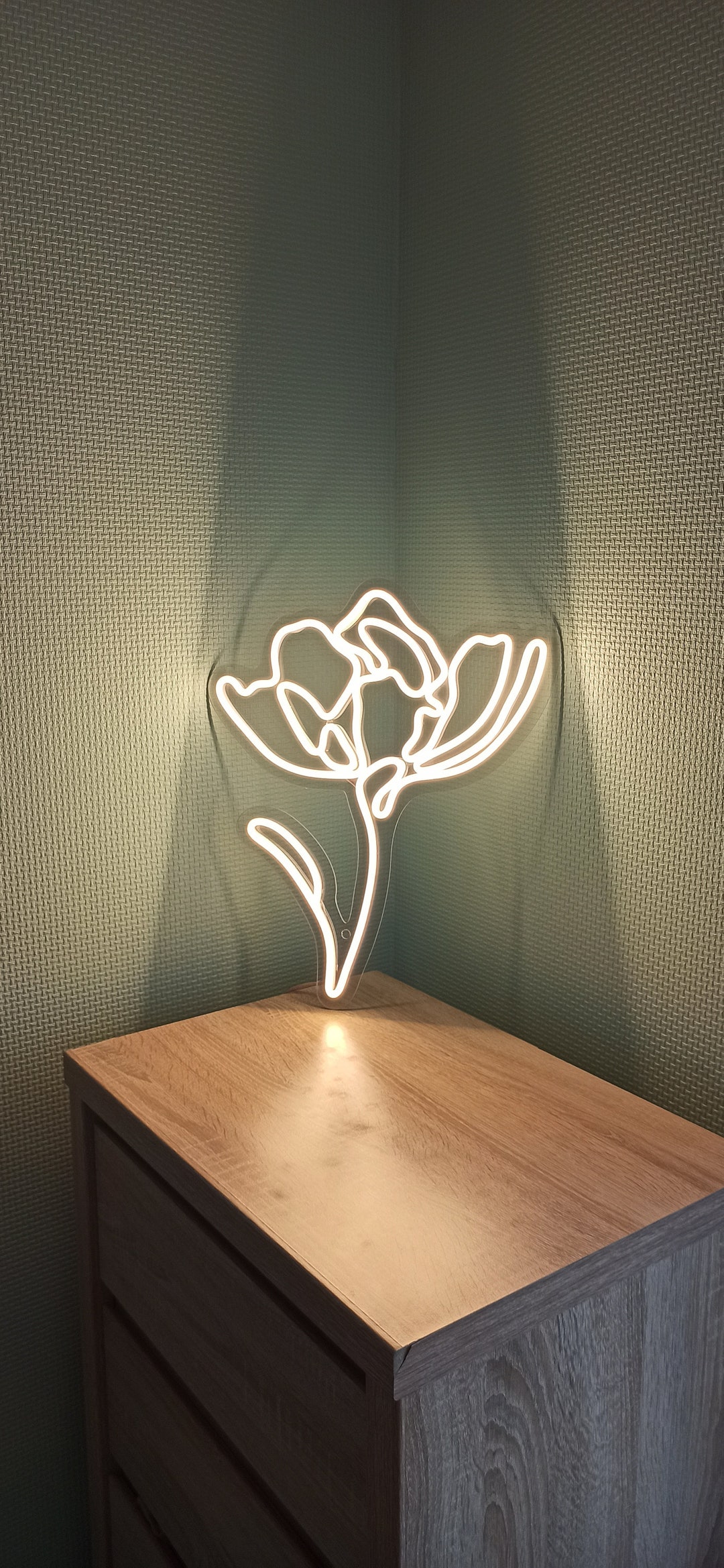 Flower Neon Sign, Flower Led Neon Light, Flower Neon Sign, Flower Led ...