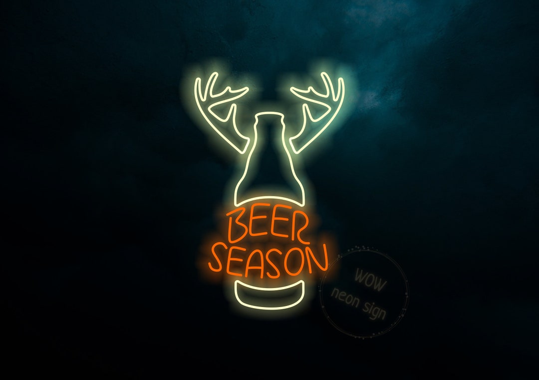 Beer Season Led Neon Sign, Farmhouse Bar Neon Sign, Beer Season Light ...