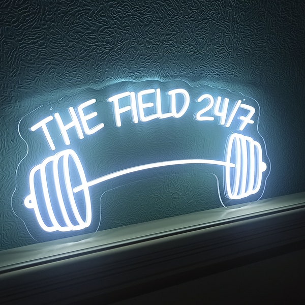 Neon Workout Sign - Etsy