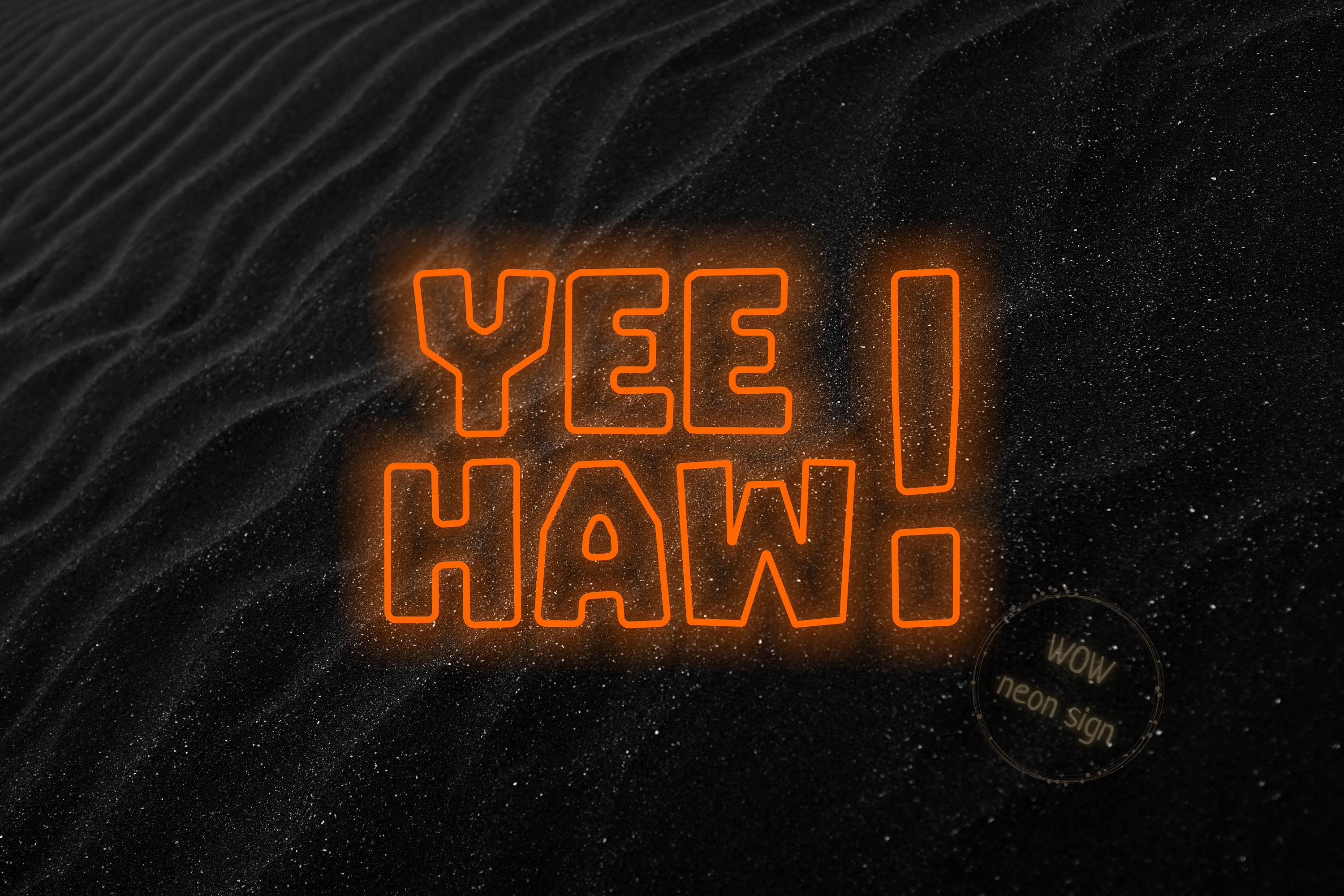 Yee Haw Neon Sign, Western Decor - Etsy