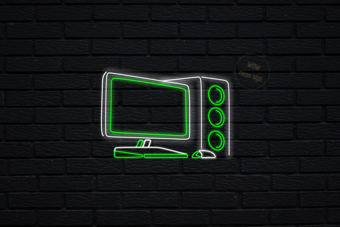 Computer Led Neon Sign, Laptop Neon Sign Light, Gaming Neon Sign Lamp ...