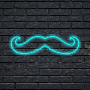 Mustache Neon Sign, Barbershop Led Neon Sign, Barber Shop Neon Sign - Etsy