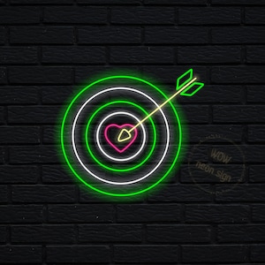 Darts Neon Sign, Darts Plastic Neon Sign, Custom Darts Neon Light ...