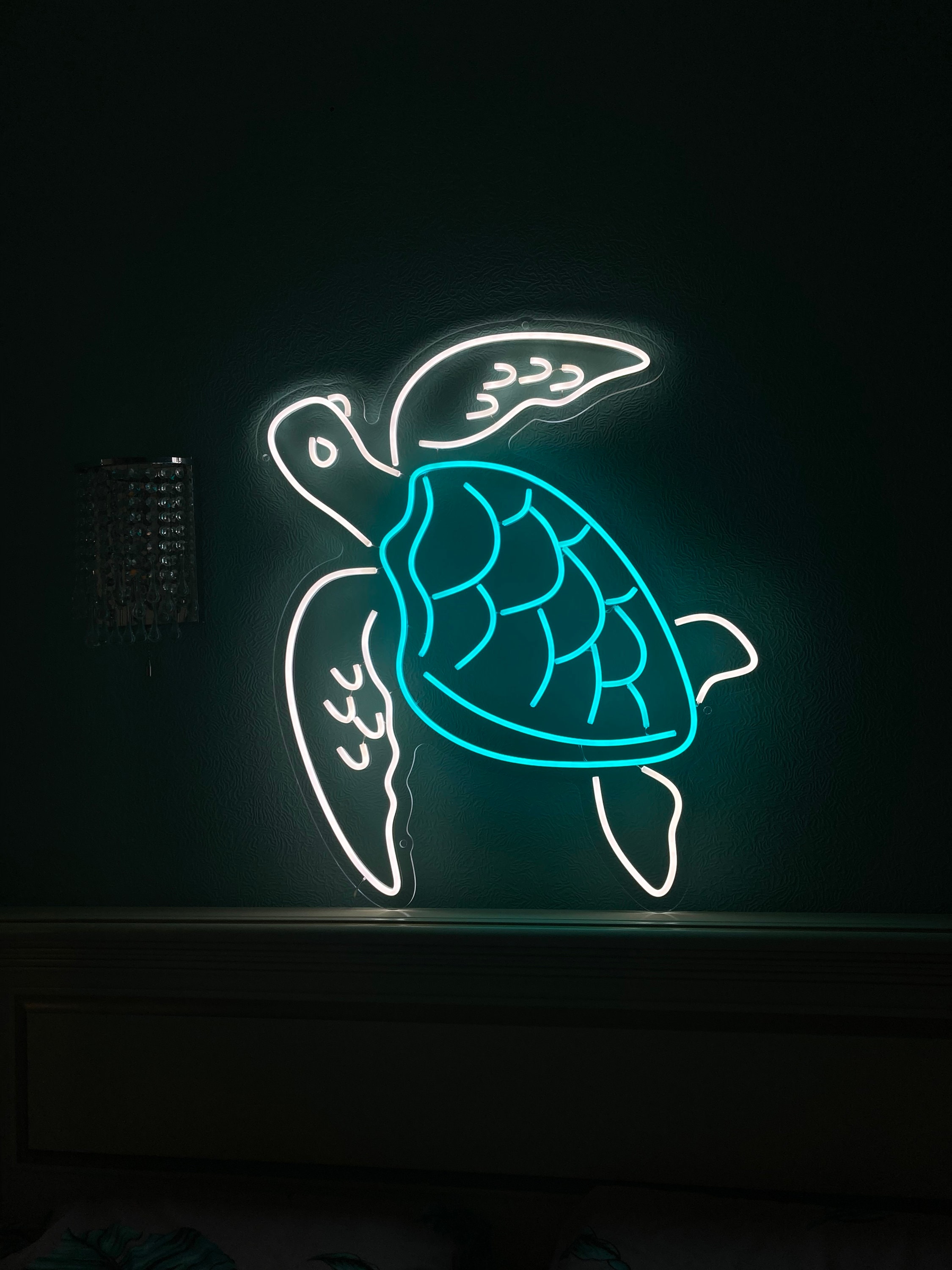Sea Turtle Neon Sign, Sea Turtle Led Light, Under the Sea Neon Light ...