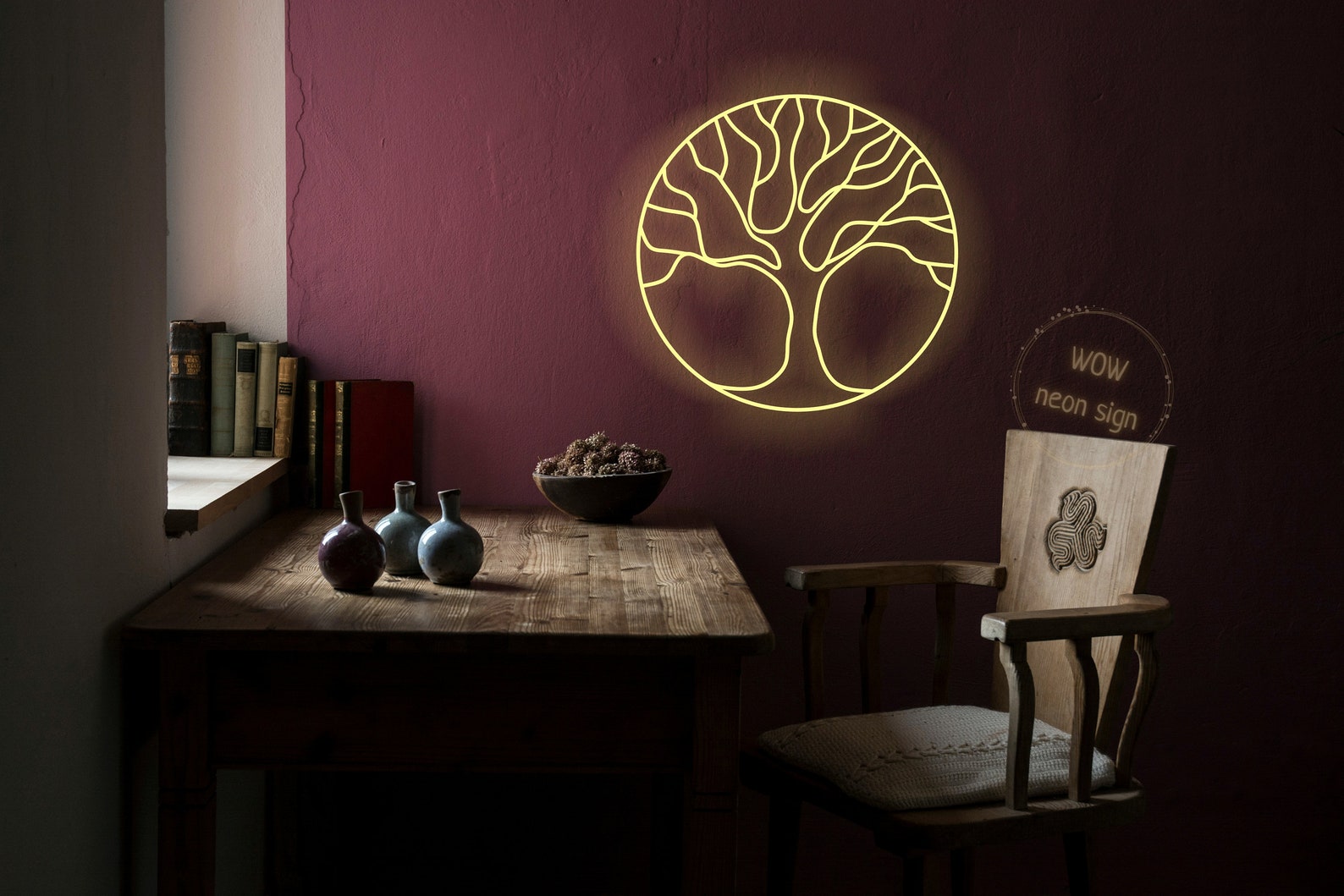 Tree of Life Neon Sign, Family Tree Neon Sign, Family Tree Led Neon ...