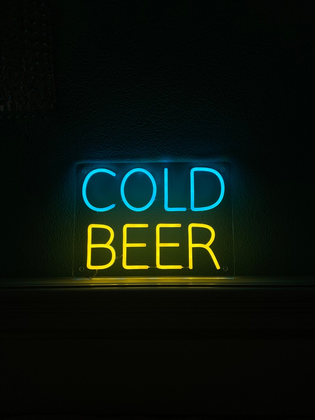 Cold Beer Neon Sign, Cold Beer Neon Light, Beer Bar Sign, Pub Led Neon ...