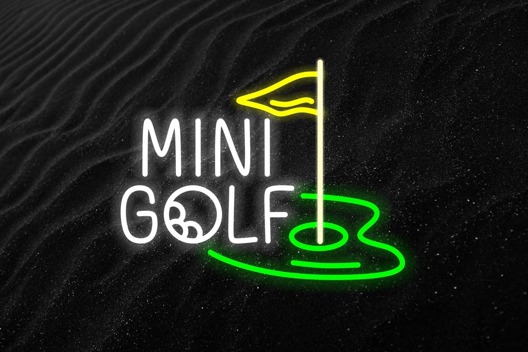 Mini Golf LED Neon Sign, Sports Bar, Playroom Decor - Etsy