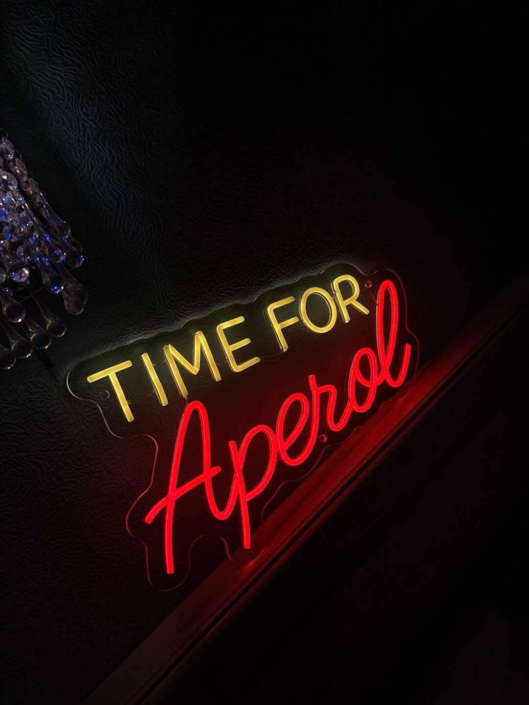 Time for Aperol Led Neon Sign, Aperol Led Neon Light, Aperol Neon Sign ...