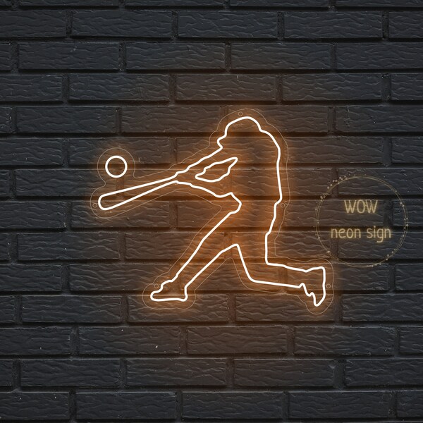 Baseball Neon Sign - Etsy