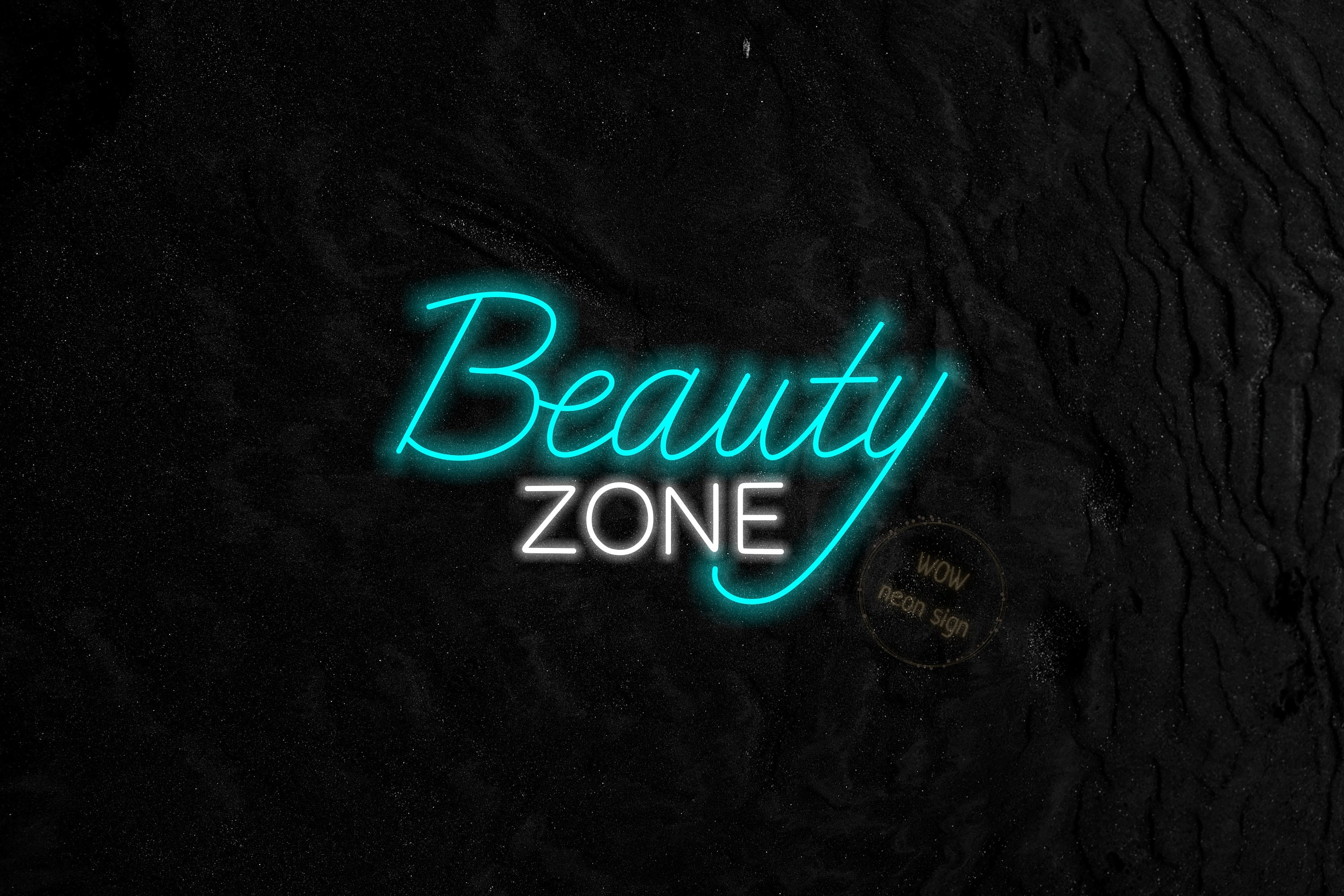 Beauty Zone LED Neon Sign, Salon Window Light - Etsy