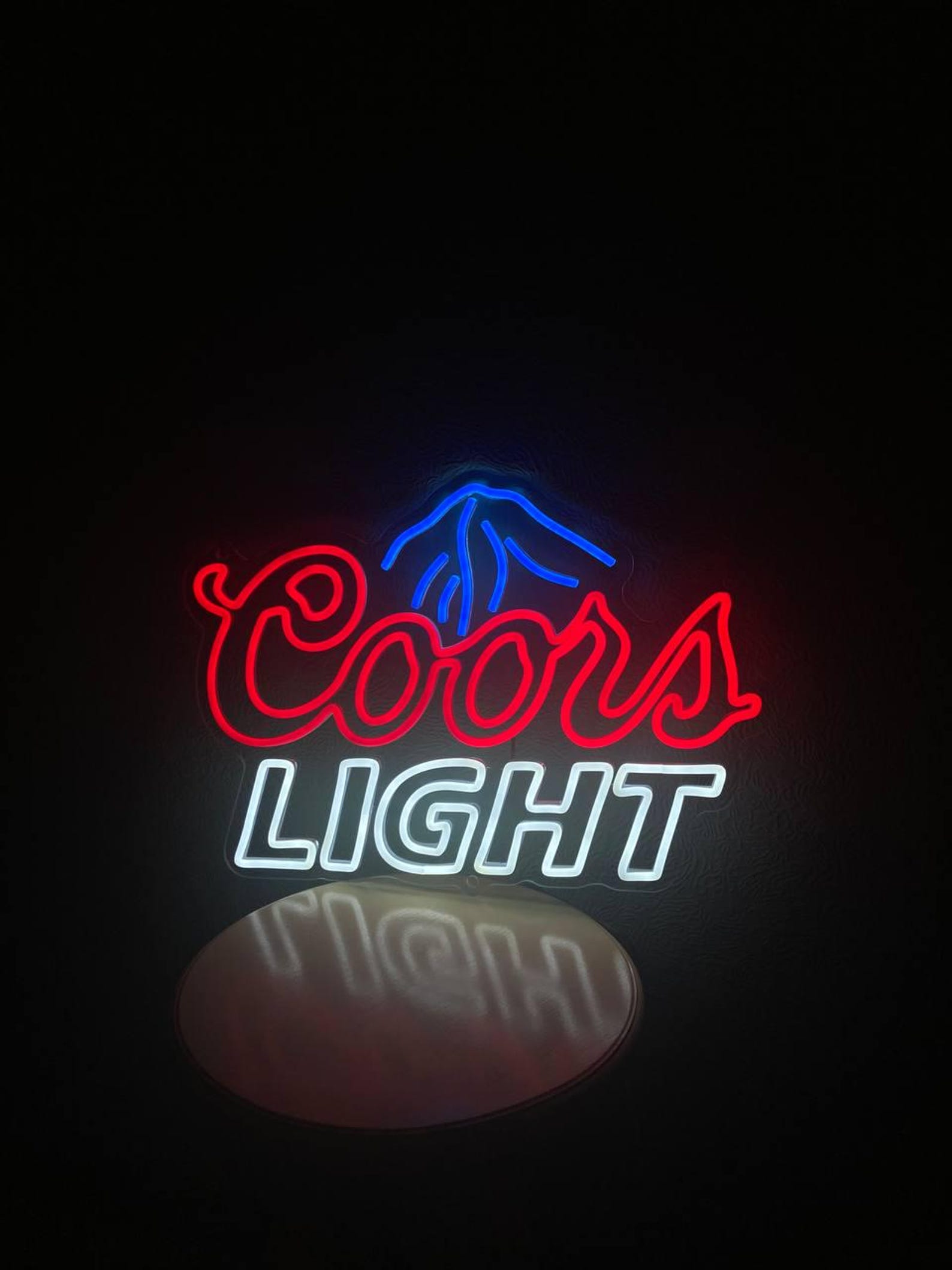 Coors Light LED Neon Sign, Custom Beer Sign - Etsy