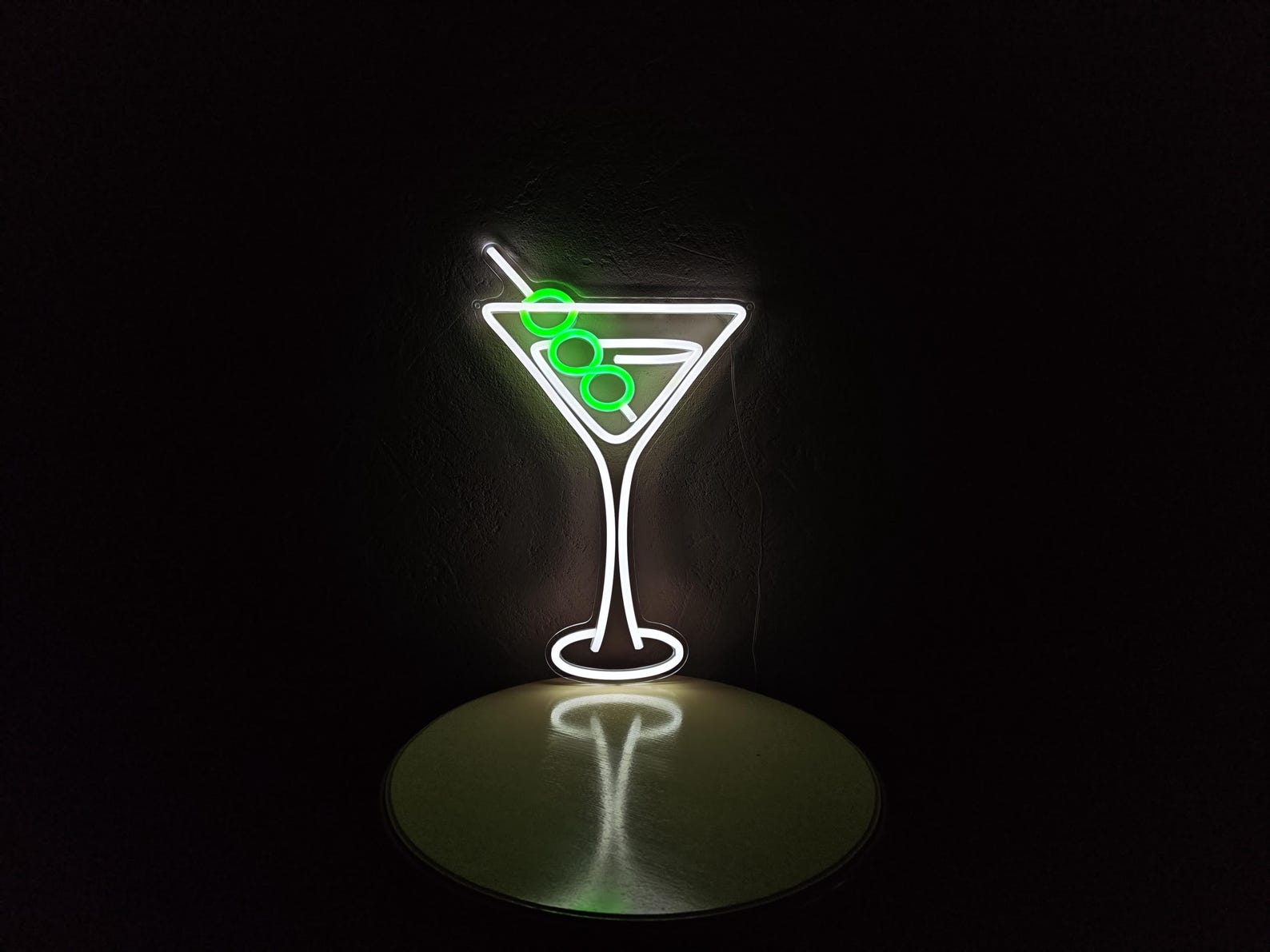 Martini Neon Sign, Cocktail Bar Decor - Etsy