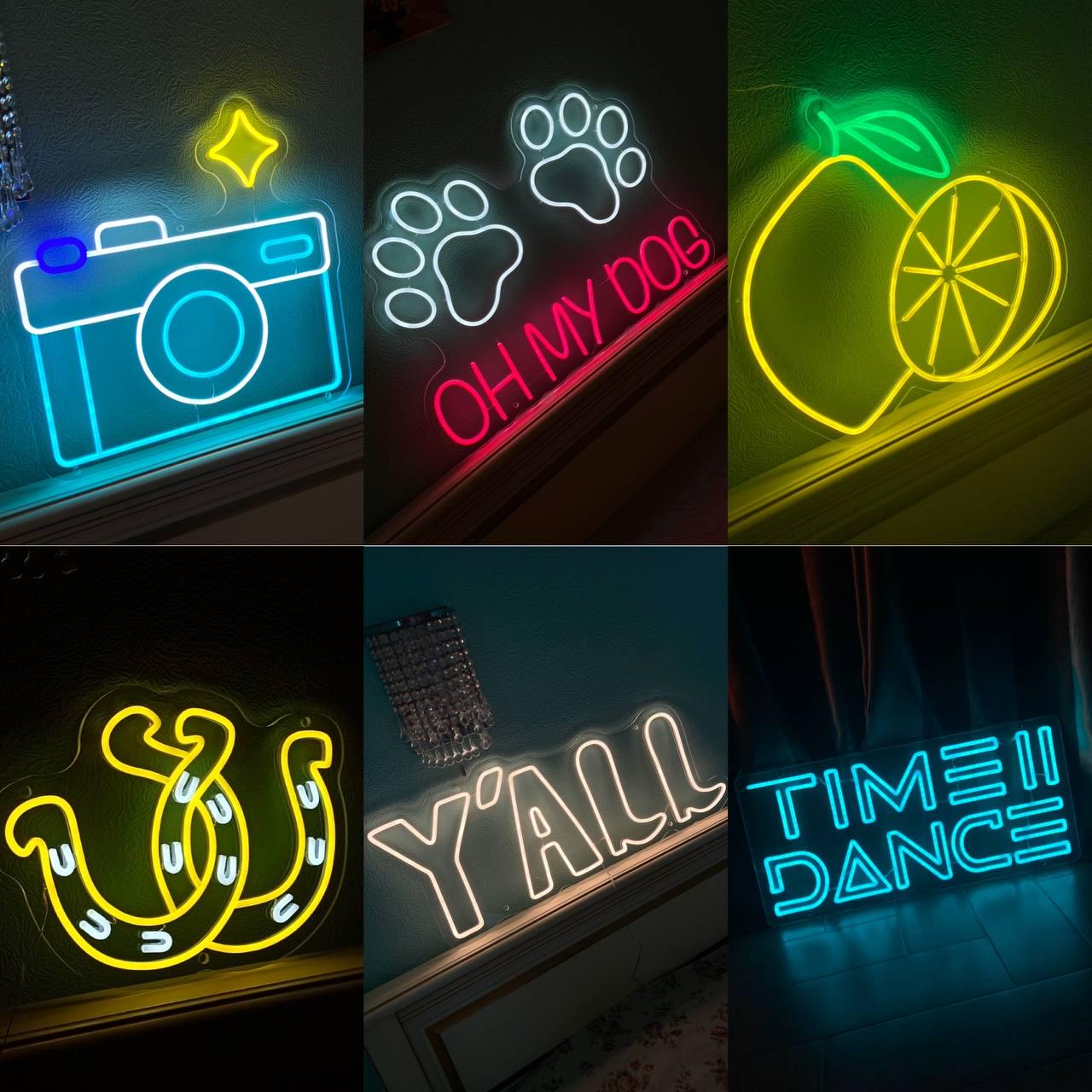 Neon "pick up Here" Sign, Business Signage - Etsy