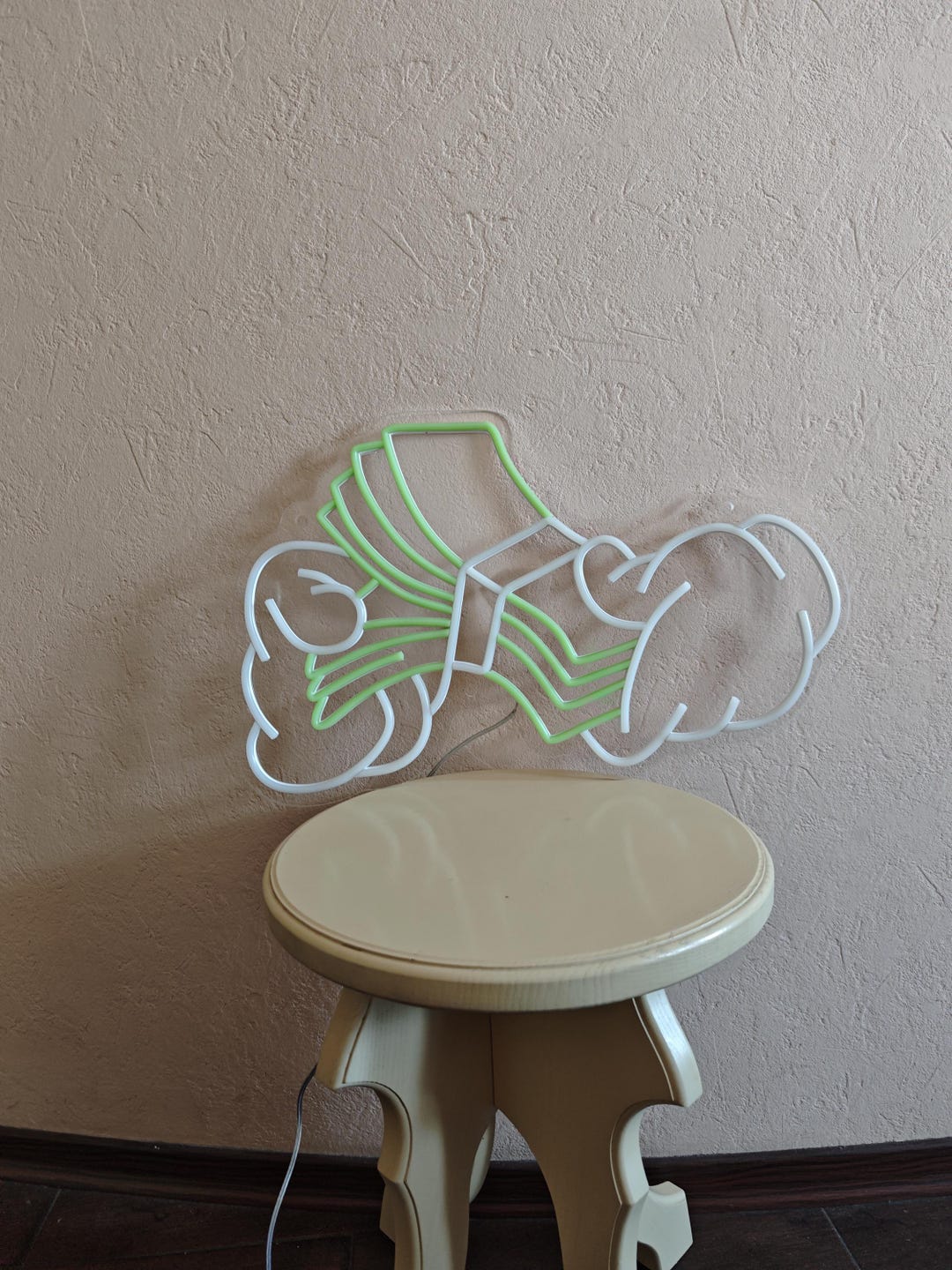 Hand Holding Money LED Neon Sign, Finance Decor - Etsy