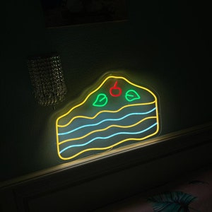 Cake Led Neon Sign, Dessert Neon Sign, Smores Bar Neon Sign, Custom ...