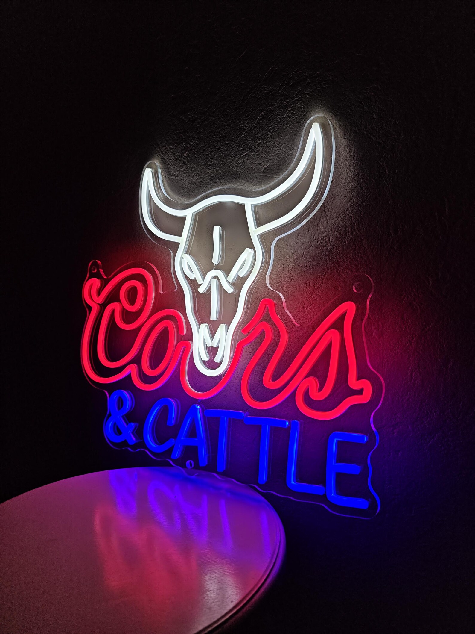 Coors & Cattle Neon Sign, Cowboy Ranch Decor - Etsy