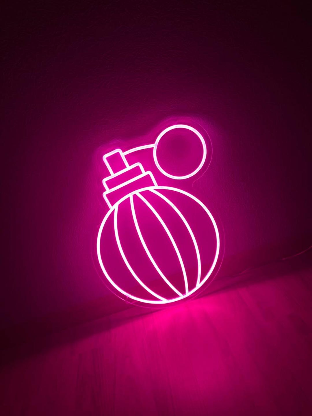 Neon Sign Perfume Bottle Night Light, Neon Sign Cologne Bottle, Perfume ...