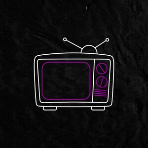 Vintage Retro TV Neon Sign, Retro TV Neon Sign Light, Vintage ...