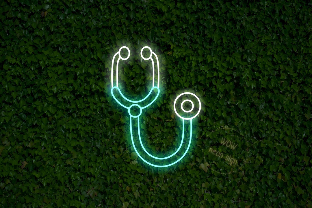Neon Sign Stethoscope, Doctor's Office Decor, Medical Gift, Nurse ...