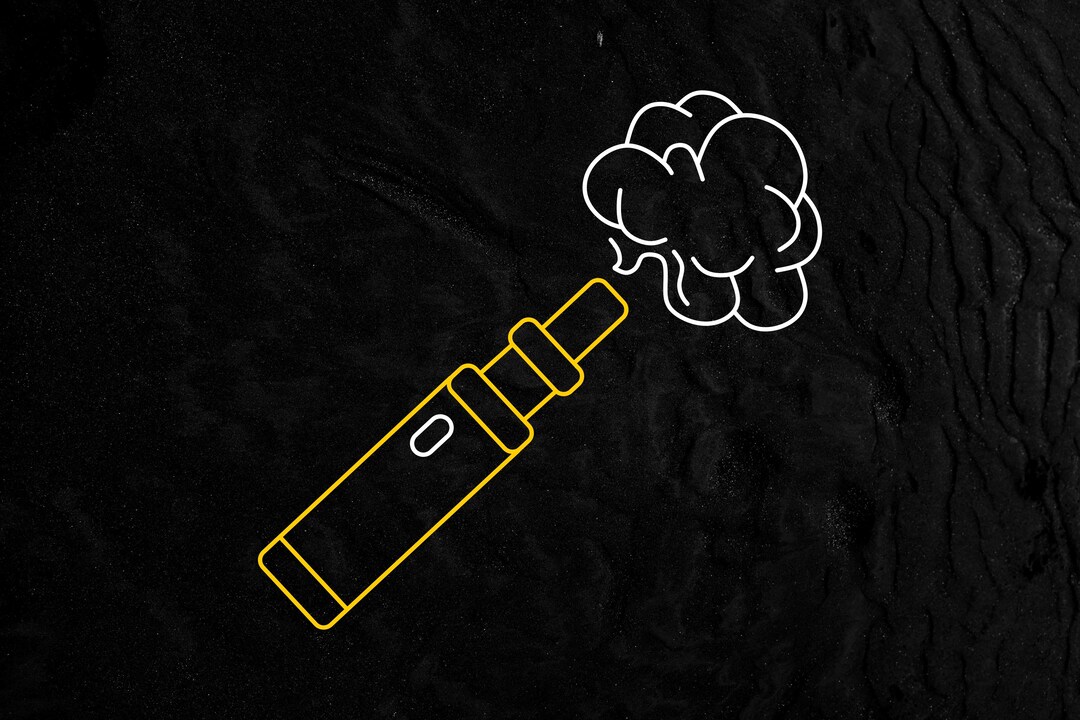 Neon Sign Vape With White Smoke, LED Neon Sign for Vape Store, Neon ...