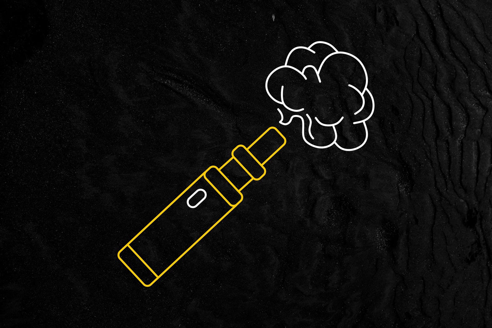 Neon Sign Vape With White Smoke, LED Neon Sign for Vape Store, Neon ...